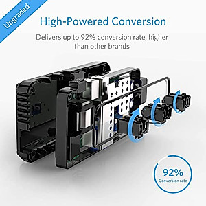 BESTEK Universal Travel Adapter 220V to 110V Voltage Power Converter with 6A 4-Port USB Charging and UK/AU/US/EU Worldwide Plug Adapter International Converter Adapter