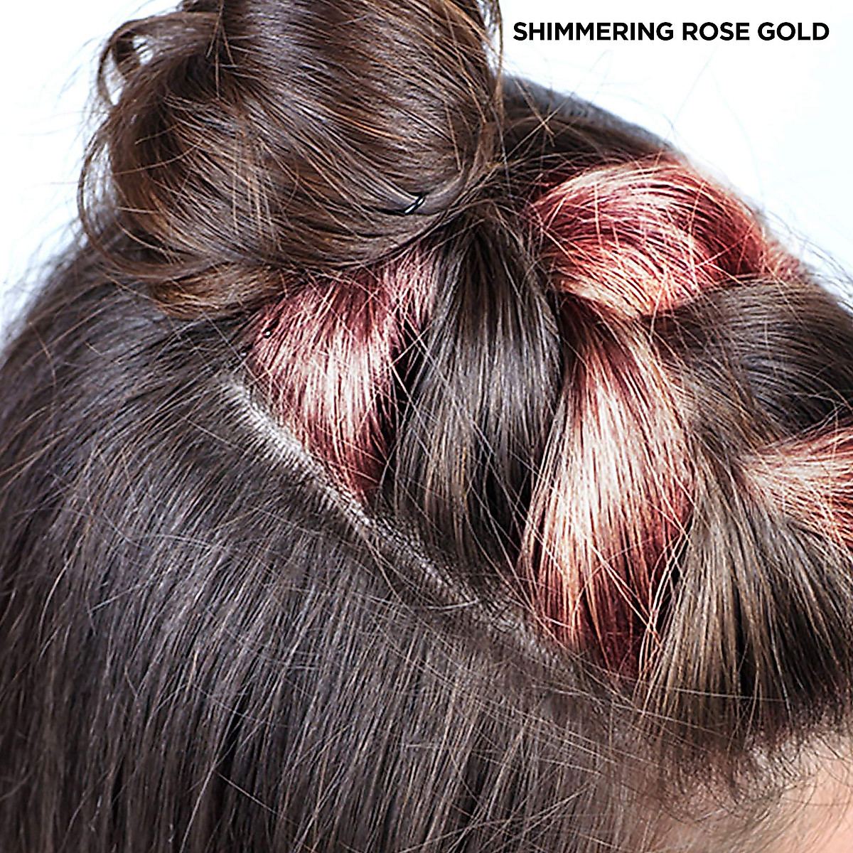 Clairol Color Crave Temporary Hair Color Makeup, Shimmering Rose Gold Hair Color, 1 Count