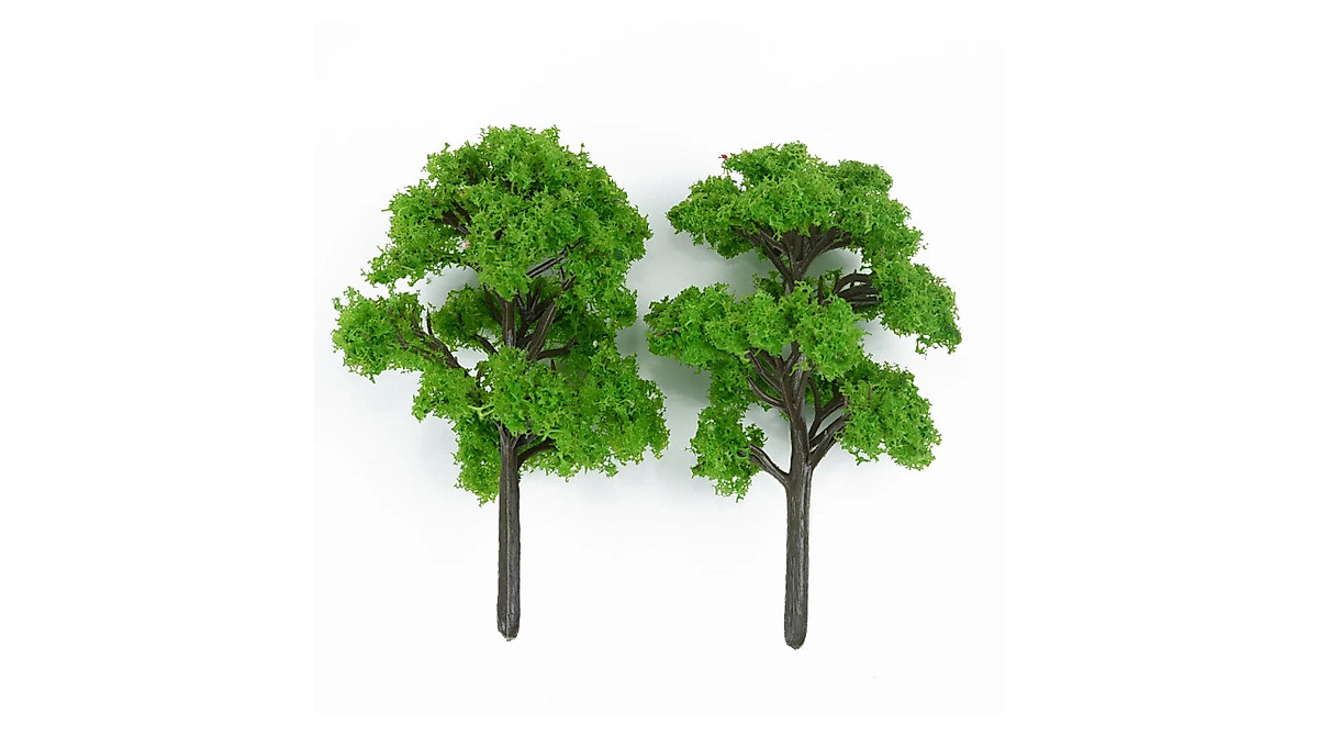 MANGOUSONG Miniature Trees – 10Pcs for Model Landscapes