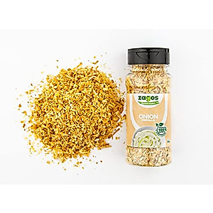 Zagos - Dehydrated sweet onion 100% natural product, dried onions in a 20 grams container (1 PACK)