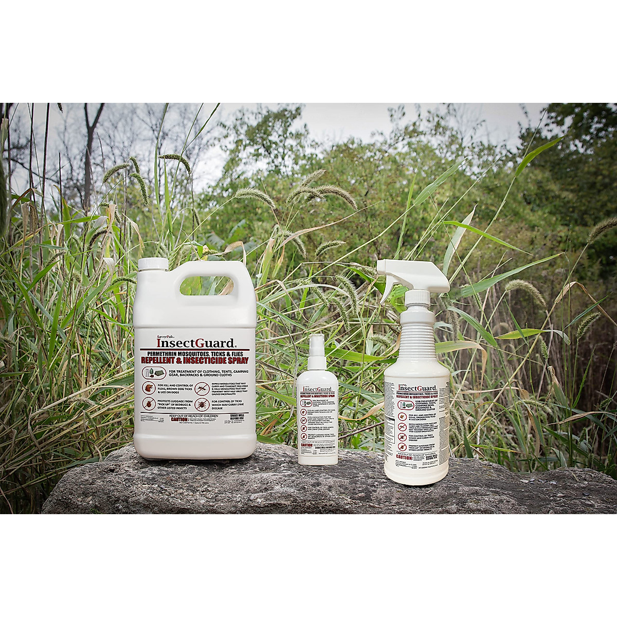 $averPak InsectGuard Permethrin Mosquitoes, Ticks and Flies Repellent & Insecticide Spray Gallon (128oz)