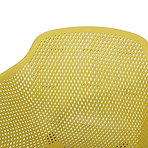 Christopher Knight Home Davina Outdoor Dining Chair (Set of 2), Yellow