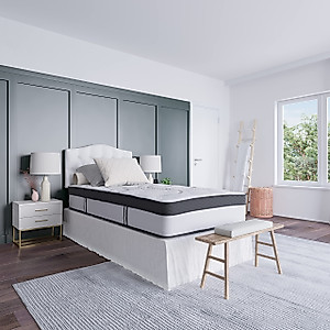 EMMA + OLIVER Astor 12 Inch CertiPUR-US Certified Hybrid Pocket Spring Mattress, Twin Mattress in a Box