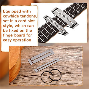 Boao 3 Sets Guitar Fret Protector Fingerboard Guards Stainless Steel Fretboard Protector Bass Guitar Fret Guards for Dressing and Polishing Frets Guitar Tool Luthier Tool Fret Polishing Kit