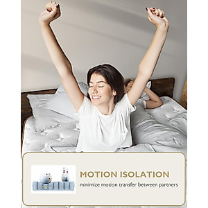 BedStory Short Queen Mattress - 11.5 Inch Hybrid Mattress