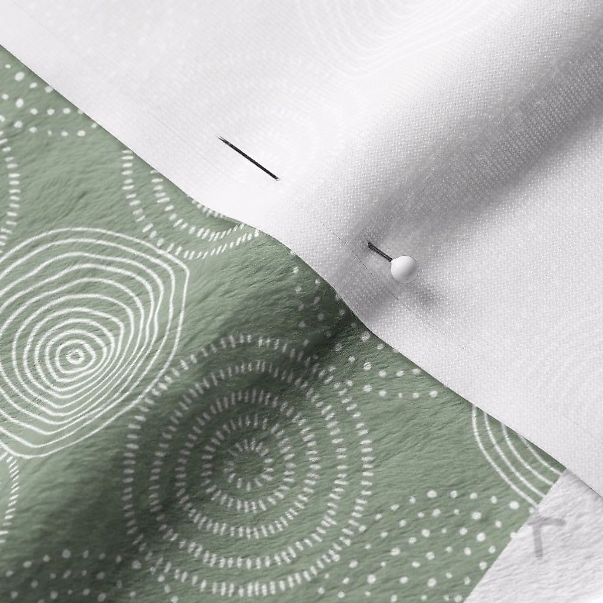 Spoonflower Fabric - Woodland Animals Forest Cheater Quilt Bear Fox Moose Wholecloth Green Printed on Minky Fabric by The Yard - Sewing Baby Blankets Quilt Backing Plush