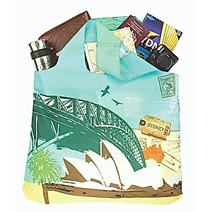 Envirosax Reusable Grocery Bags Foldable Quality Shopping Tote Bag, Set of 3 Traveler, Eco-Friendly Washable for Travel Shopping, Arts Crafts Multi Use