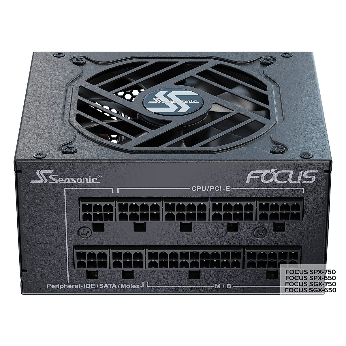 Seasonic Focus SGX-750 | 750W | 80+ Gold | Full-Modular | SFX Form Factor| Low Noise | Premium Japanese Capacitor | 10 Year Warranty | Nvidia RTX 30/40 Super & AMD GPU Compatible (Ref. SSR-750SGX)