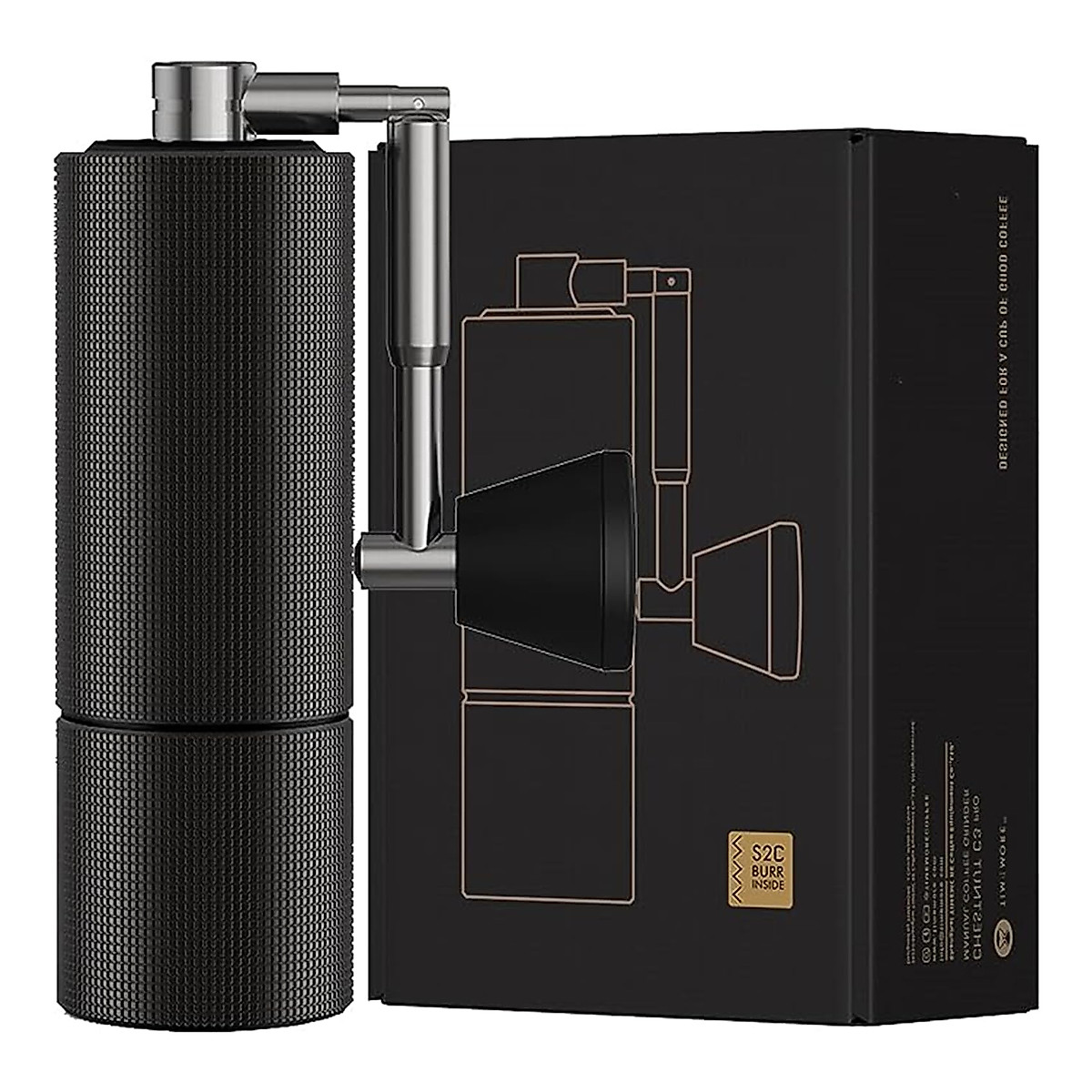 TIMEMORE Chestnut C3 Pro Manual Coffee Grinder Capacity CNC Stainless Steel Conical Burr, Internal Adjustable Setting, Double Bearing Positioning, French Press Coffee for Hand Grinder Gift