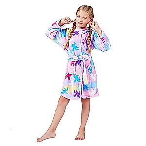 Soft Girl Bathrobe Hoodie, Unisex Hooded Gift for Girl and Boys