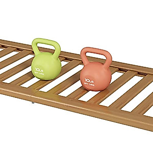 KSKSPE 4-Tier Free Standing Shoe Racks, Stackable | Beautiful | Natural | Functional | Sturdy, Bamboo Shoe Rack For Hallway Closet Living Room Entryway Organizer (4-Tier)