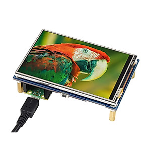 waveshare 3.5inch Touch Display Module for Raspberry Pi Pico 65K Colors 480×320 Pixels Resistive Touch Controller XPT2046 ILI9488 Driver Using SPI Bus