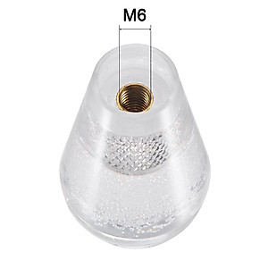 uxcell Ellipse Oval Joystick Head Rocker Ball Top Handle Arcade Game Replacement White