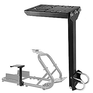 Supllueer Racing Simulator Stand Joystick Mount Accessory for Logitech G27 G29 G920 Pro Thrustmaster Saitek with Bolts 1 Plates, Excludes Gaming Equipment, only for some Wheel Holders