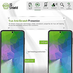IQShield Screen Protector Compatible with Samsung Galaxy Z Flip 3 (2-Pack) Anti-Bubble Clear Film