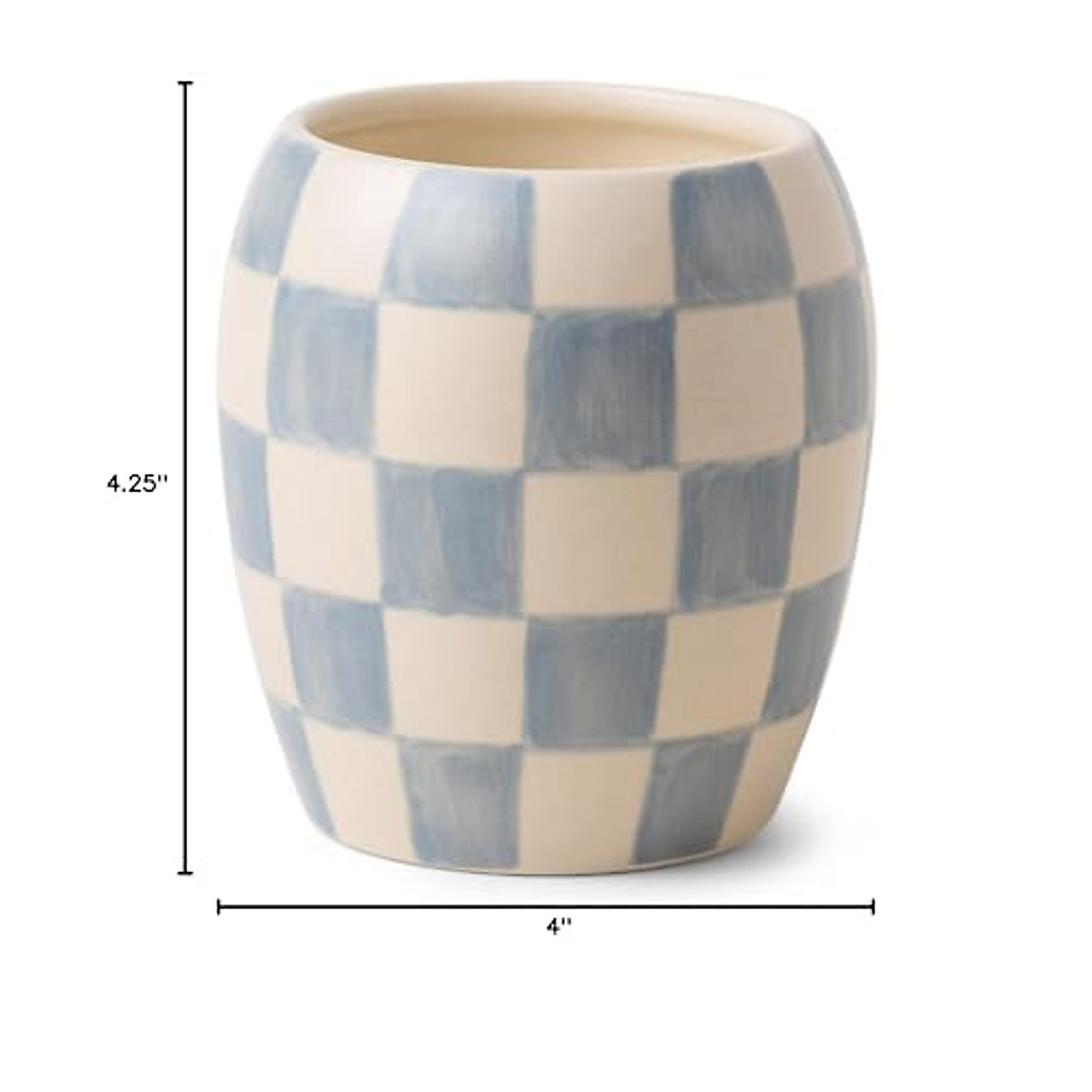 Paddywax Checkmate Artisan Hand-Poured Scented Candle, 11-Ounce, Cotton + Teak