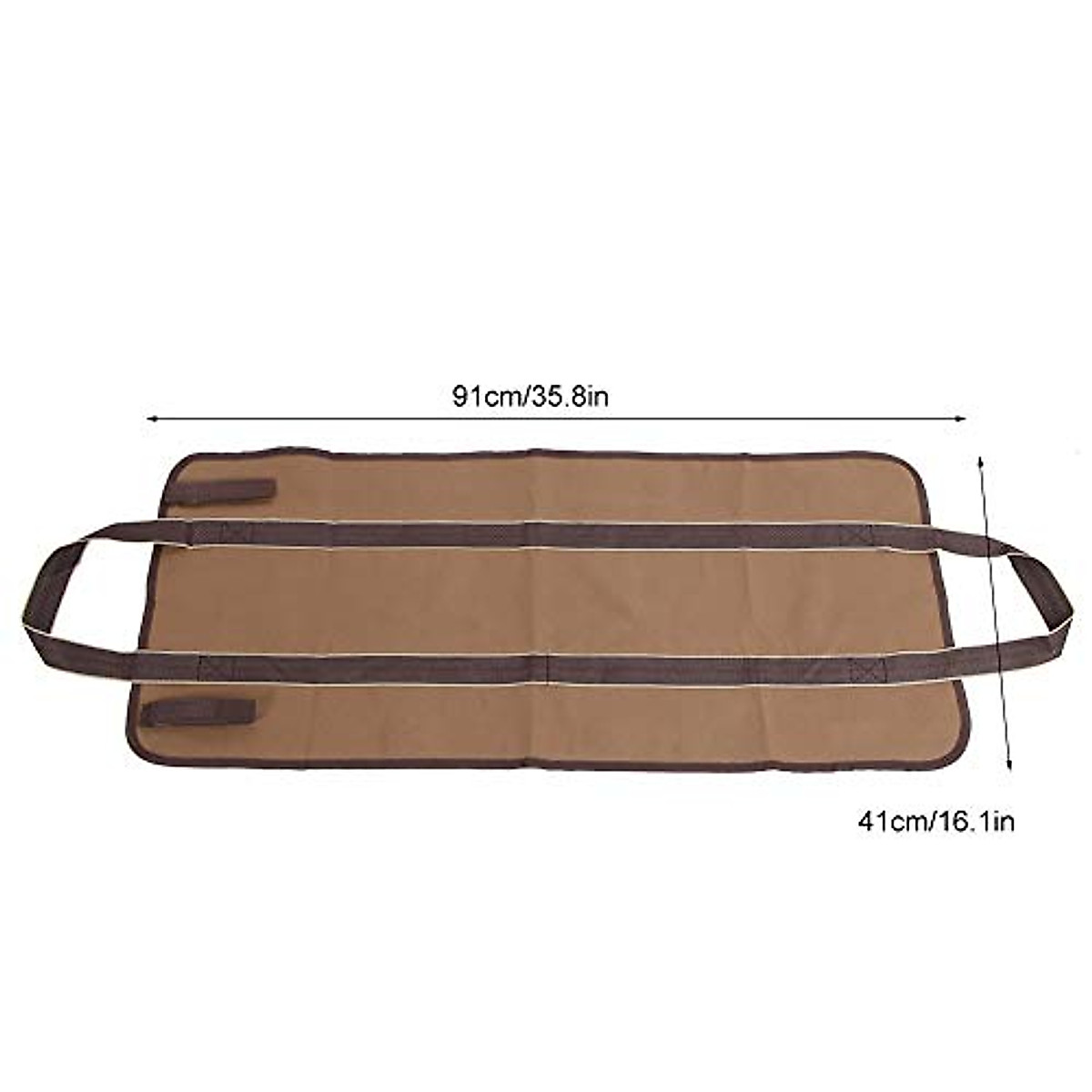 Jeanoko Firewood Log Carrier, Firewood Carrier Firewood Carry Tote Waterproof Multi Purpose Use Portable Folding Design Firewood Storage Bag for Garden Logging