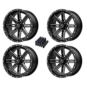Full Set Of MSA M41 Boxer 16x7 4/137 10MM Wheels