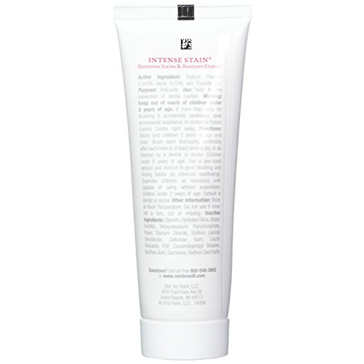 Rembrandt Intense Stain Toothpaste, Mint, 3 Ounce