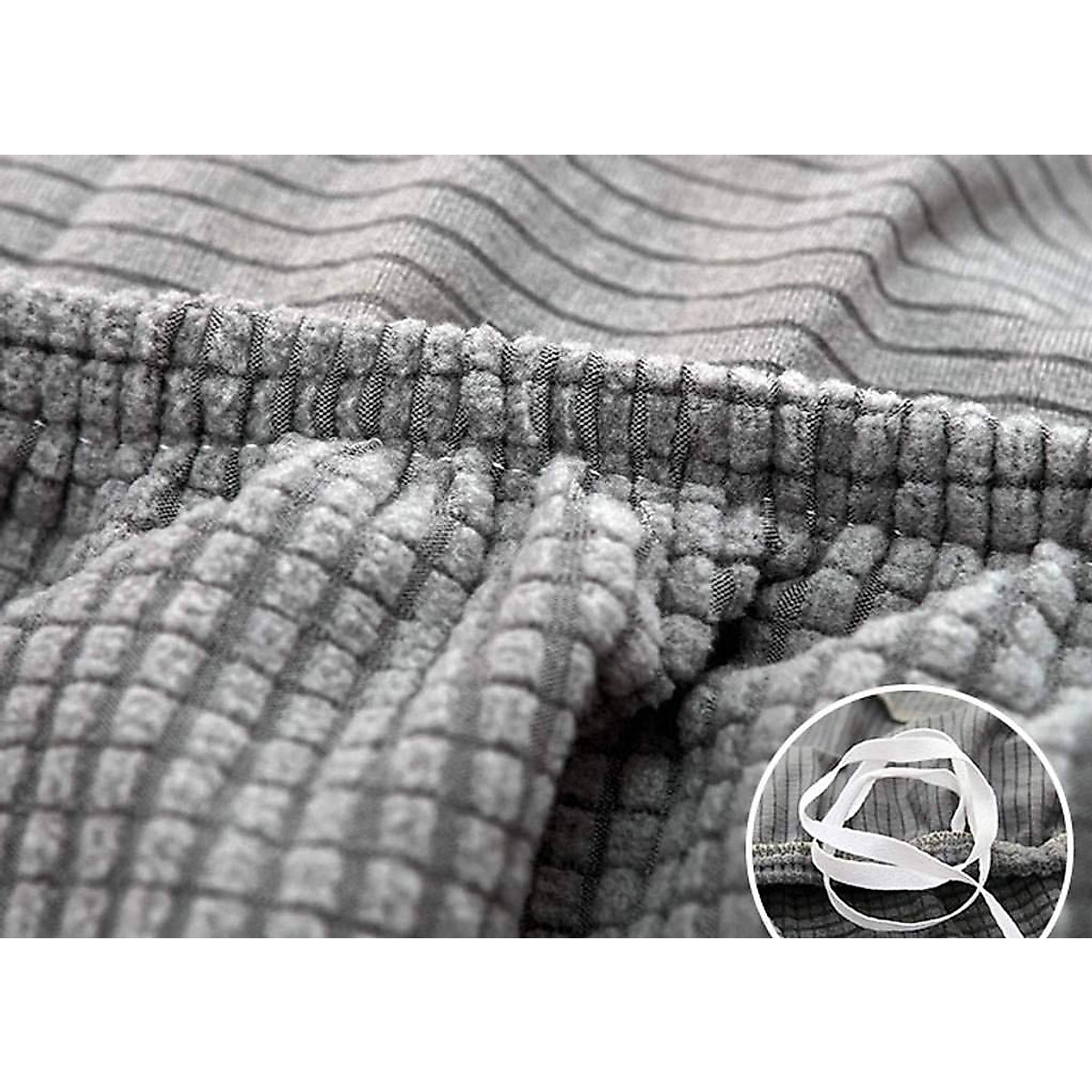 IMYOGI High Stretch Sofa Covers Sofa Cover 5 Seater, L Shape Slipcover Easy Stretch Fit Elastic Fabric Couch Sofa Protector Slip Cover Washable-4 Seater+4 Seater-Sky Blue