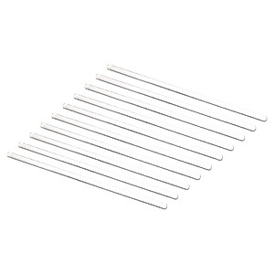 MECCANIXITY 3.3 Borosilicate Glass Stick 11.81" Length 10mm Dia Stir Rod Mixing Tools with Both Ends Round for Lab Kitchen Science 10Pcs