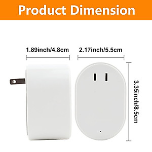 60W Step Up Voltage Converter 110V to 220V Lightweight Transformer and Travel Power Adapter US to EU Appliances with Circuit Breaker Protection