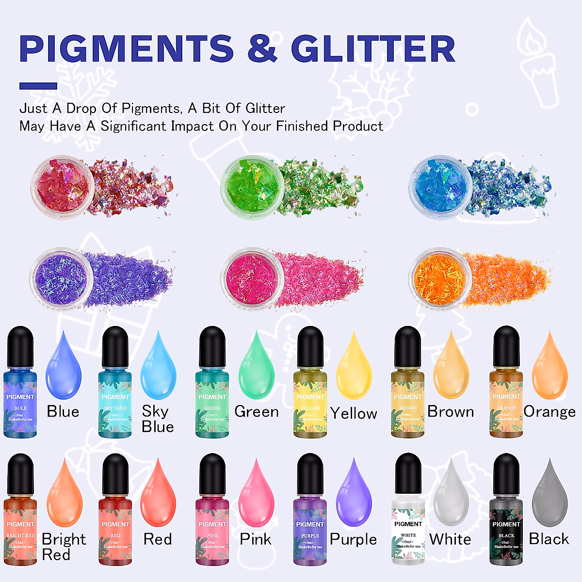 Resin Alphabet Mold Starter Kit 169 Pcs Letter Silicone Keychain Molds Reversed Backward Number Molds with Epoxy Resin Mold Pigments Tools for Epoxy Resin Beginners Adults Kids Jewelry Earring Pendant