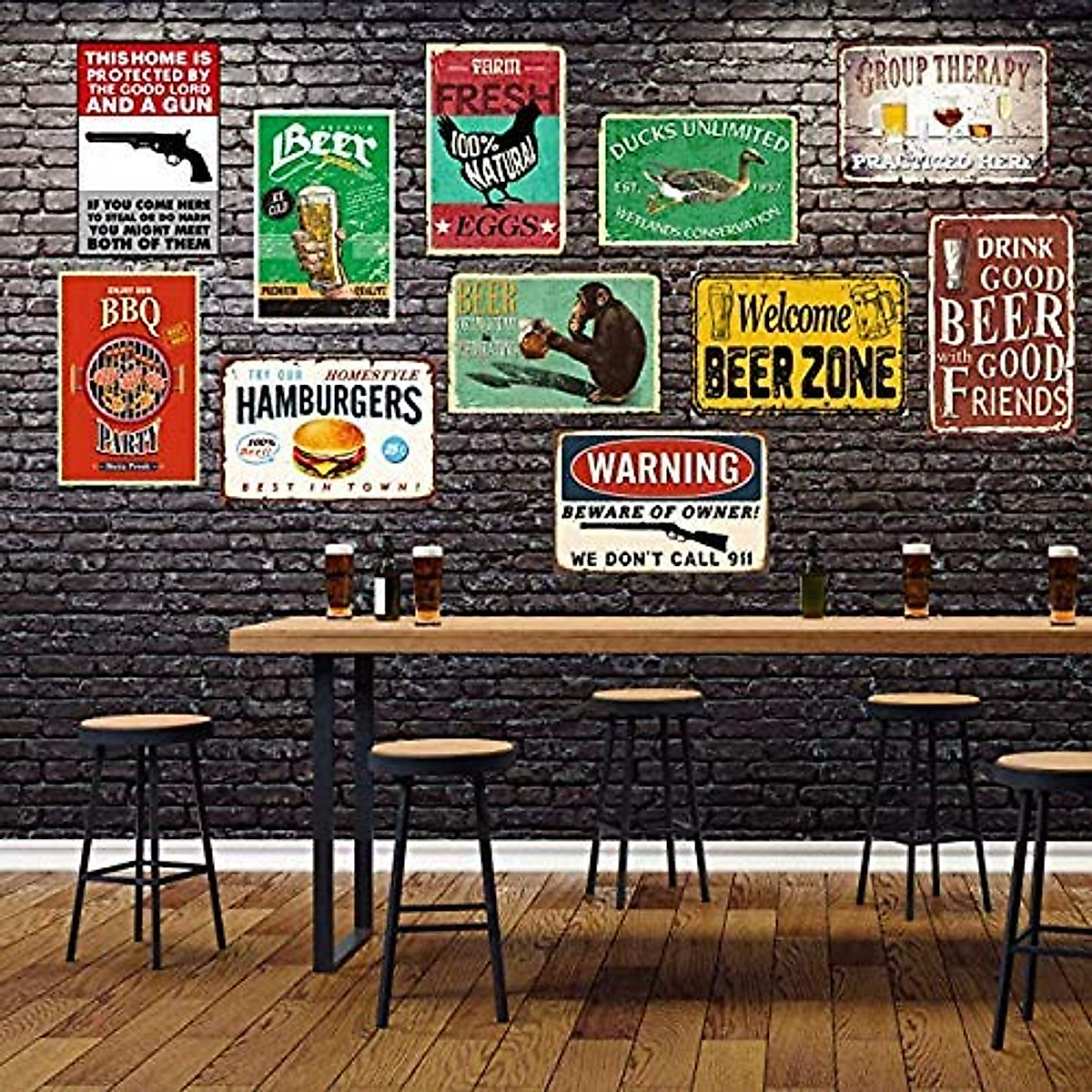 Eeypy Motorcycle You Don’t Stop Racing When You Get Old Cat Poster Tin Sign Iron Painting Home Family Lovers Gift Funny Metal Bedroom Novelty Retro Parlor Courtyard Wall Decor 8x12 Inch