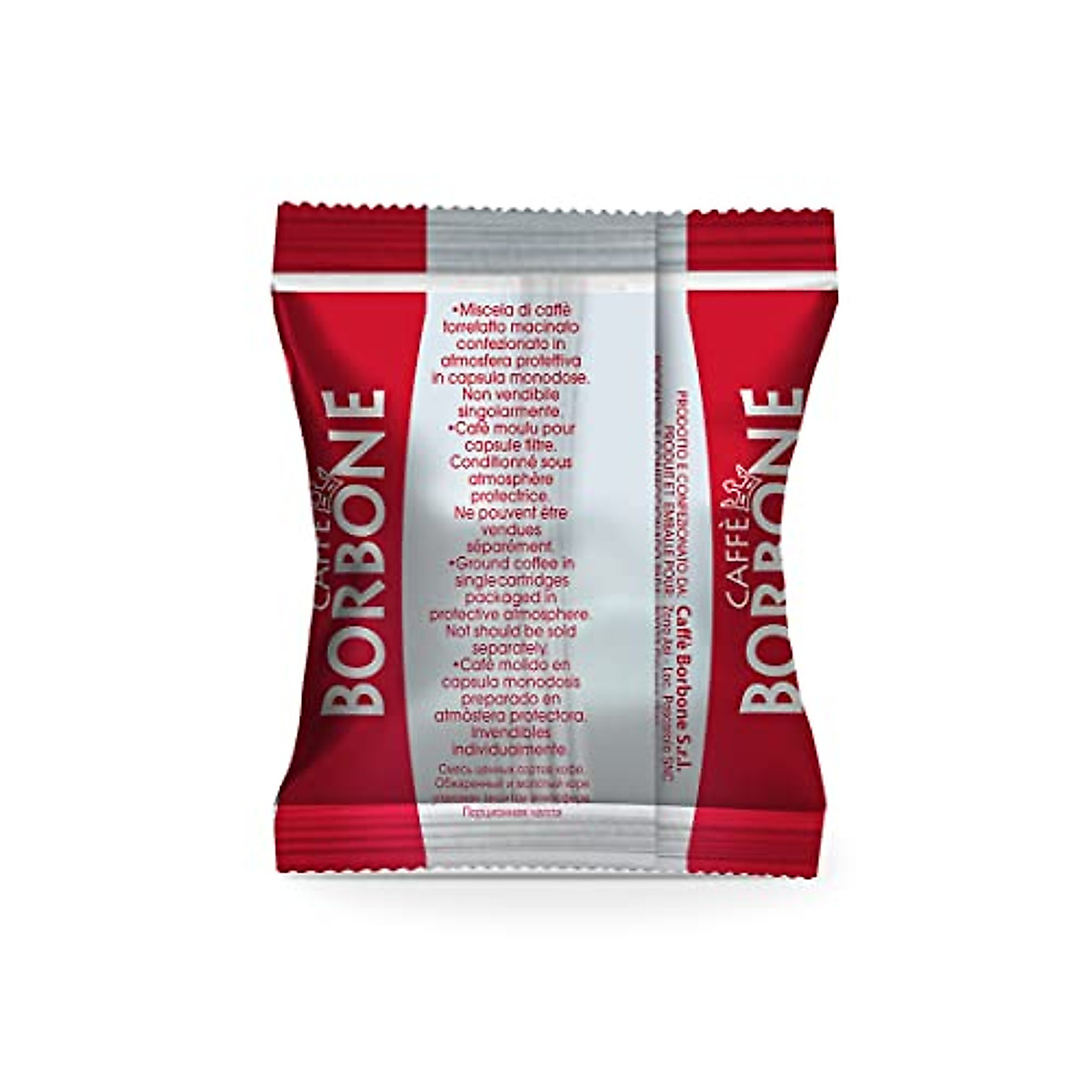 Caffe Borbone Compatible Nespresso 100 Espresso Pods Red Blend, NOT COMPATIBLE with Vertuo, Creamy Espresso with Deliciously Persistent Flavor, Roasted and Freshly Packaged in Italy