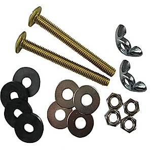 Kissler & Company Inc. 68-7321 Tank to Bowl Bolt Set Heavy Duty, Solid Brass
