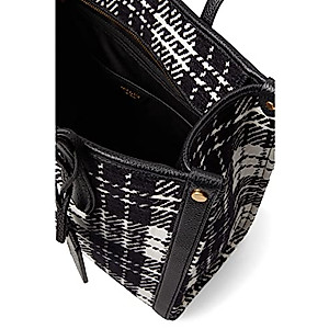 Kate Spade New York Celebration Plaid Market Medium Tote Black Multi One Size