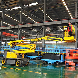 Industrial-Grade Straight & Curved Arm Boom Lifts: 12-30m Elevators for Aerial Work Platforms Pile Driver Forklift Platform Lift Table