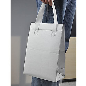 AIVYGDEN Insulated Take Out Bags,Thermal Insulation Food Bag for Coffee,Milky Tea,Take-away Dinner,Fresh Seafood,Cold or Warm Food drive for Restaurant, Retail Store or Picnic/BBQ