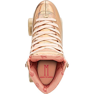 Impala Rollerskates Girl's Impala Quad Skate (Big Kid/Adult) Marawa Rose Gold 8 (US Men's 6, Women's 8) M