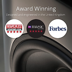 Q Acoustics 3030i Bookshelf Speakers Pair Arctic White - 2-Way Reflex Enclosure Type, 6.5" Bass Driver, 0.9" Tweeter - Stereo Speakers/Passive Speakers for Home Theater Sound System