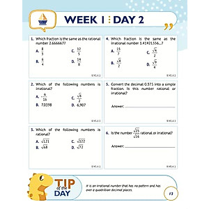 8th Grade Common Core Math: Daily Practice Workbook | 1000+ Practice Questions and Video Explanations | Argo Brothers (Next Generation Learning Standards Aligned (NGSS))