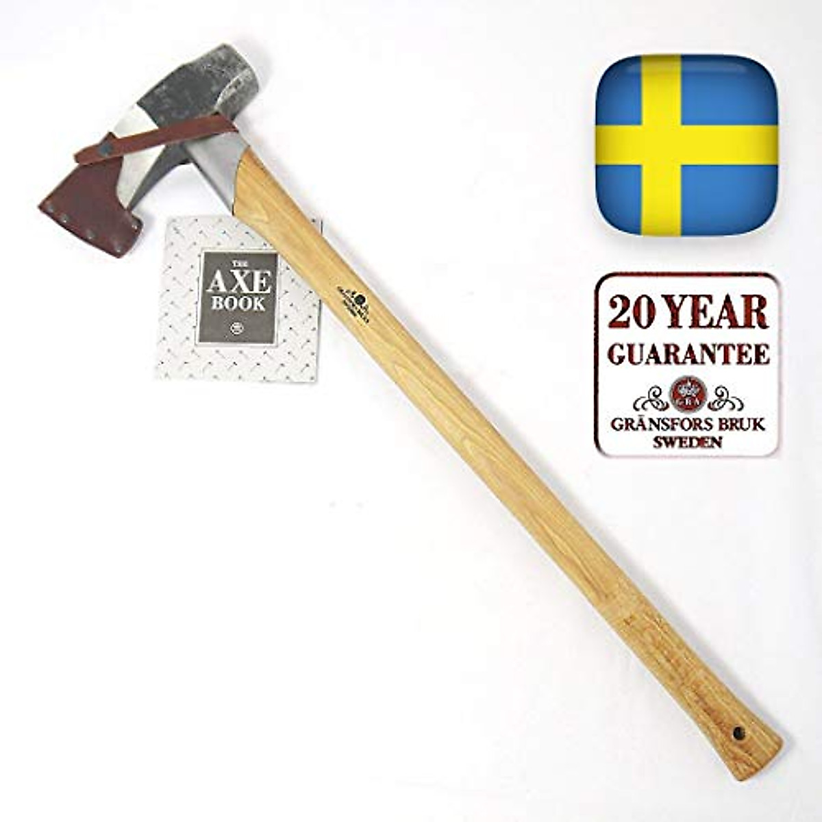 Gransfors Bruk Splitting Maul 31.50 Inch Wood Splitting Axe, 450