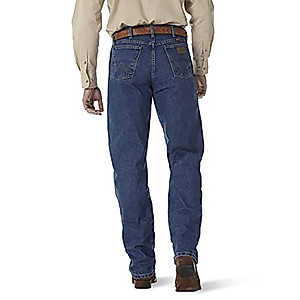 George Strait by Wrangler Men's Cowboy Cut Jean, Relaxed Fit, Heavyweight Denim,36x34