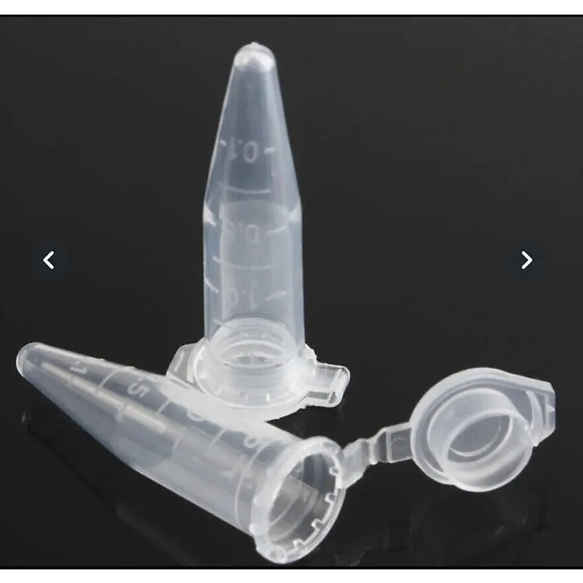 zoomto 1.5ml Microcentrifuge Tubes 500PCS,Centrifuge Tubes with Attached Lid,Clear Conical Micro Centrifuge Small Sample Bottle Vials Container for Lab,Plastic Lab Snap Tubes,Clear Graduation