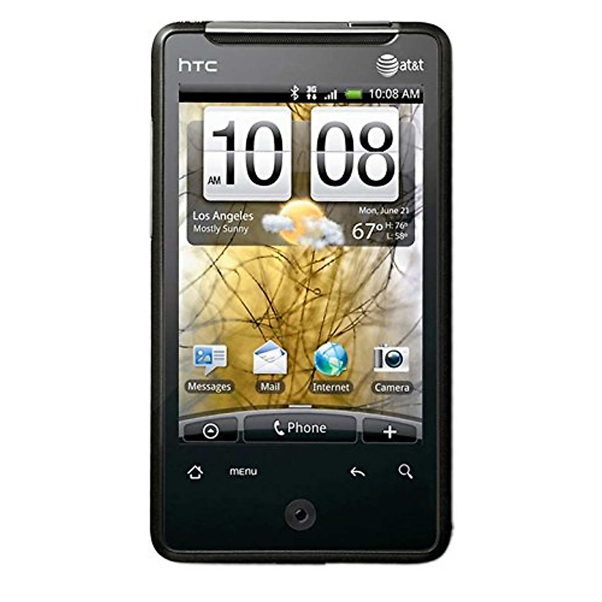 HTC Aria Black WiFi Android GSM QuadBand 3G At&t Cell Phone