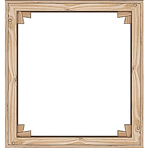 MASTERPIECE Z1VR-8.511 Vincent Pro 7/8" Deep Raw Unprimed Heavy Weight #12 Cotton 11.5 oz Stretched Canvas 8.5" x 11" Natural