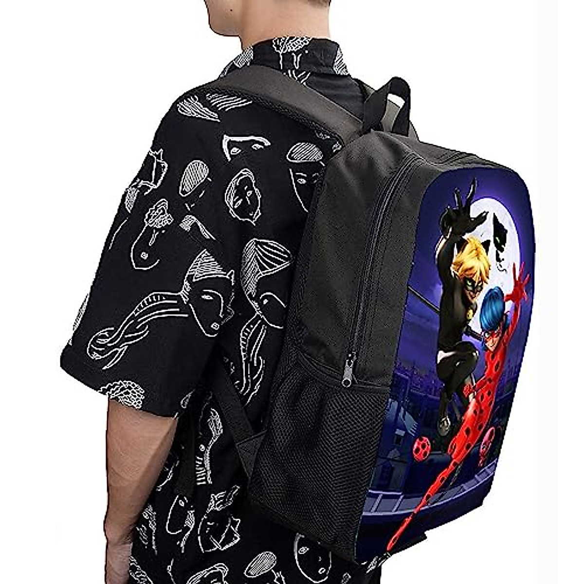 ATHEFUT Cartoon Backpack Laptop Knapsack Packsack Rucksack for Men and Women Travel Gifts 17 Inch Durable Casual Backpack