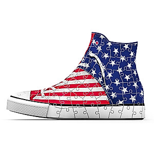 Ravensburger Sneaker American Style - 112 Piece 3D Jigsaw Puzzle | Precision Fit for Kids and Adults | Easy Click Technology | Durable Display Piece | Over 130 Years of Quality
