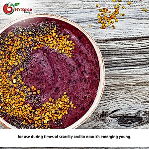 NY Spice Shop Bee Pollen Powder - Bee Pollen - Natural Bee Pollen - Bee Pollen Bulk - Bee Pollen Powder Natural - Ground Bee Pollen - Pollen Powder - 1 Pound