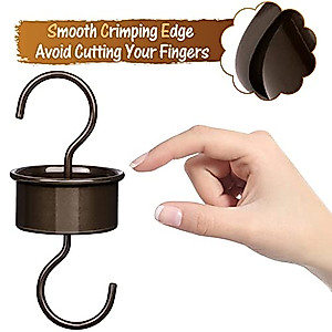 BOLITE Ant Moats for Hummingbird Feeder, Hanging Ant Guard for Outdoors, Bronze, 2 Pack, 18024