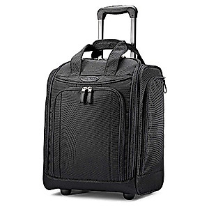 Samsonite Upright Wheeled Carry-On Underseater, Black, Large