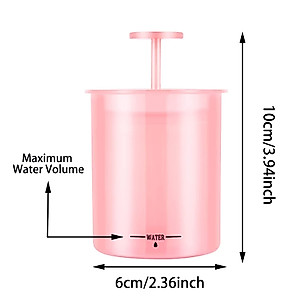 2Pcs Face Wash Foam Maker for Face Wash, Facial Cleaning Tool, Deep Skincare Cleaner Tools for Travel Household (Pink and White)