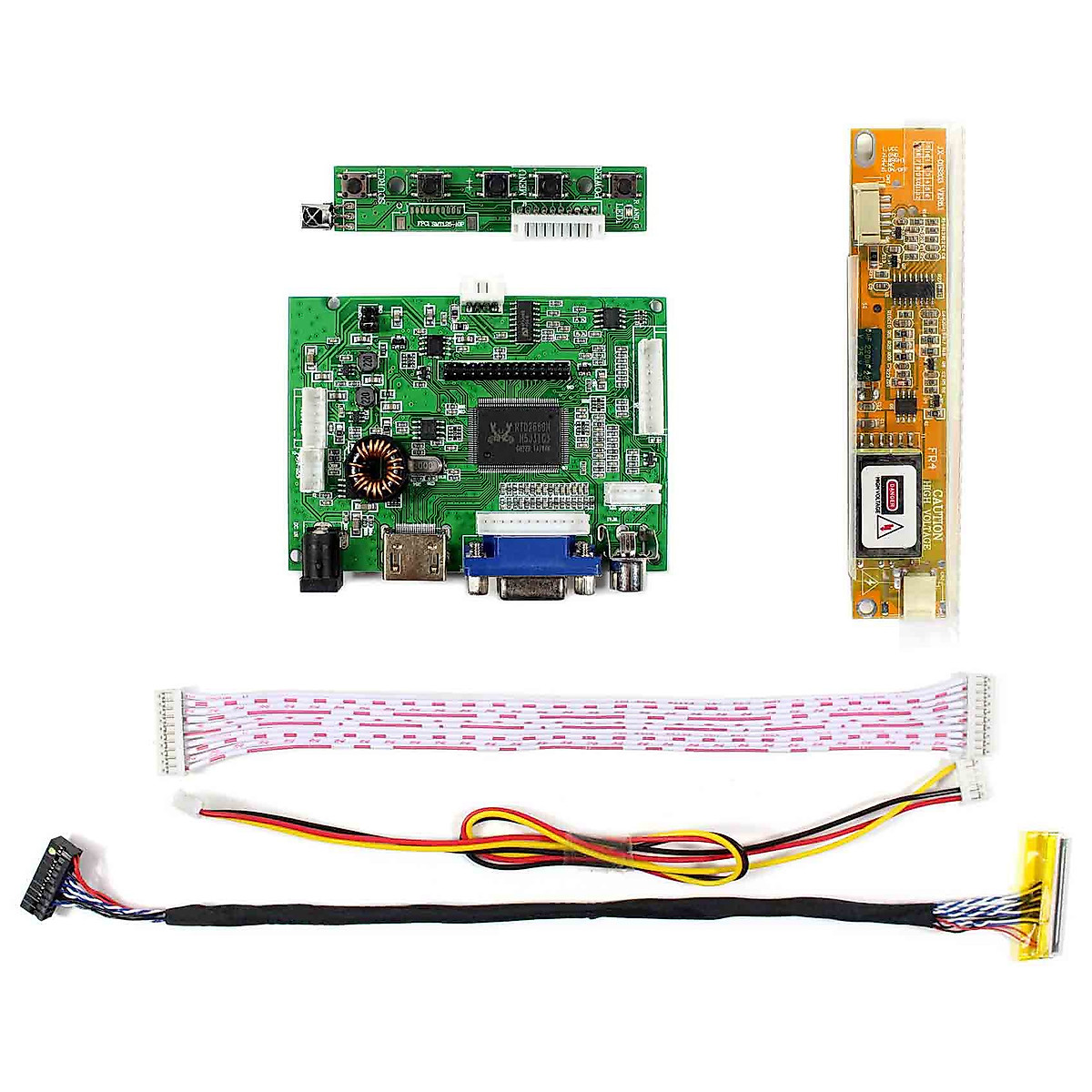HDMI VGA 2AV LCD Controller Board for 15.6 inch LP156WH1 LTN156AT01 N156B3 B156XW01 1366x768 30Pins LCD Display