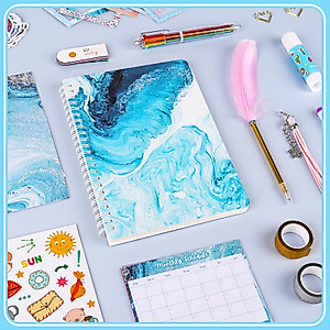 VERTOY DIY Journal Set for Girls Ages 8-12 - Kids Scrapbook Diary Journaling Kit for Writing, Ideas Birthday Gifts and Toys for 8 9 10 11 12 13+ Years Old, Teenage Kids