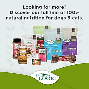 NATURE'S LOGIC Dog Food Canine Meal Feast, Beef